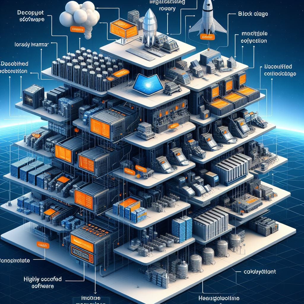 Federated software architecture. Photo by Bing Image Creator | by Suroj ...