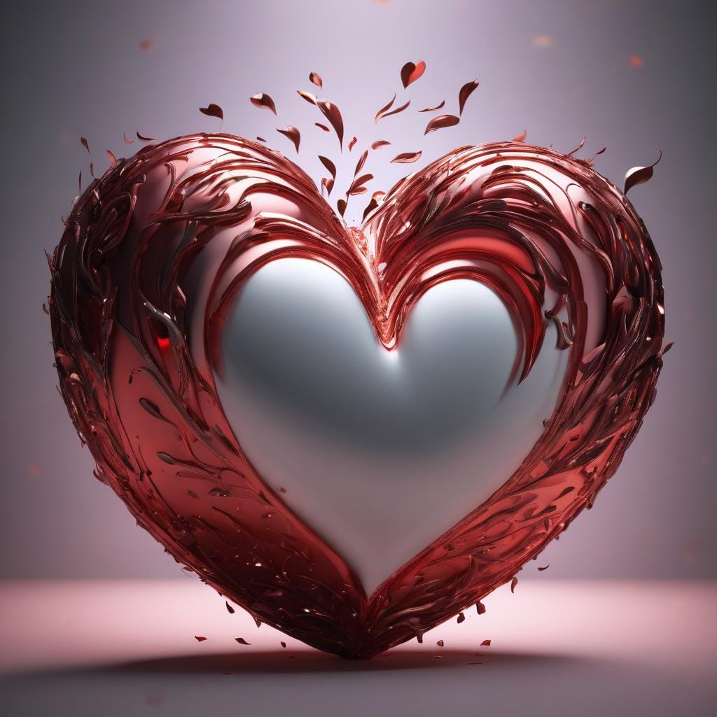 Weeping Hearts II - Daniel Ayotunde OMONITAN - Medium