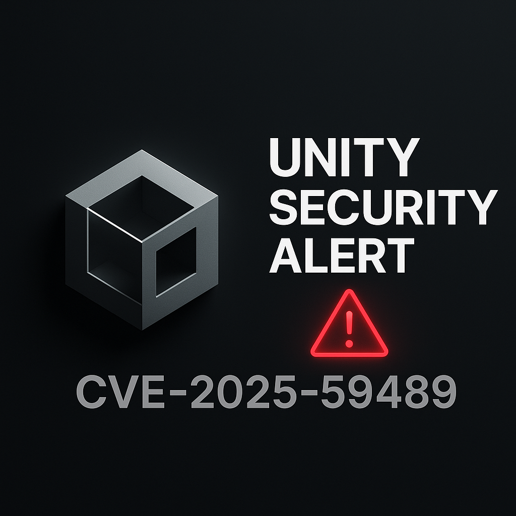 🔒 Unity Security Alert (CVE-2025–59489): | by James Lafritz | Medium