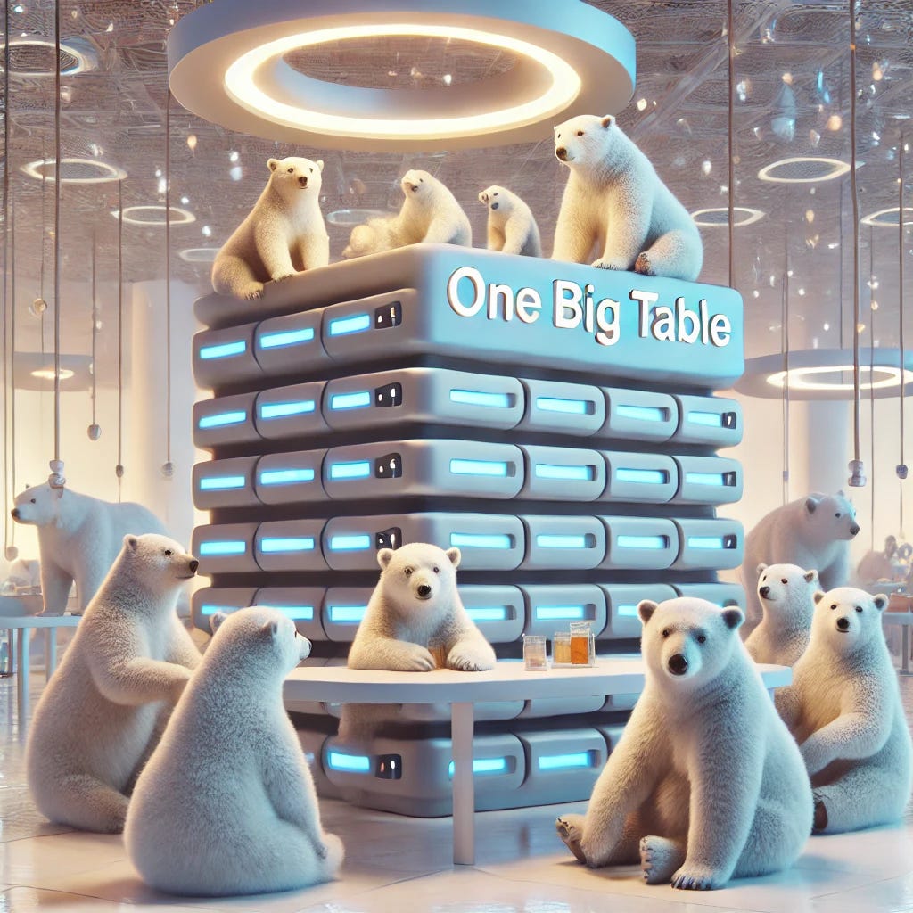 Why You Should Avoid Providing a One Big Table to Your Analytics Users ...