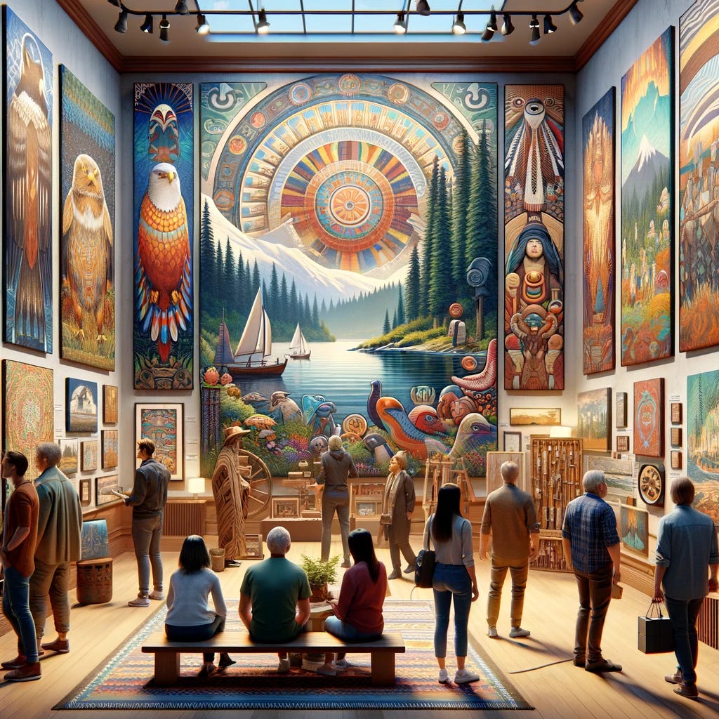 Canvas of the Cascades: Celebrating Visual Arts and Local Artists in ...