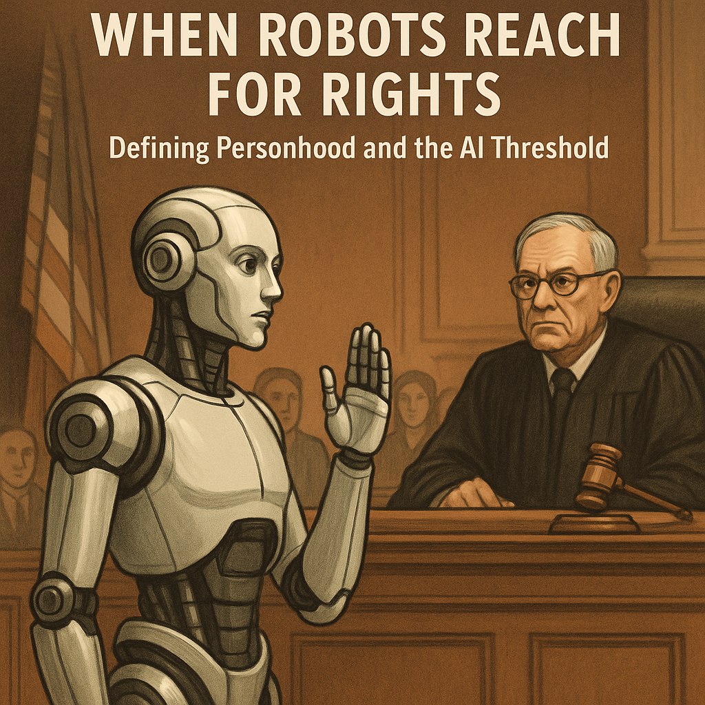 When Robots Reach for Rights: Defining Personhood and the AI Threshold ...