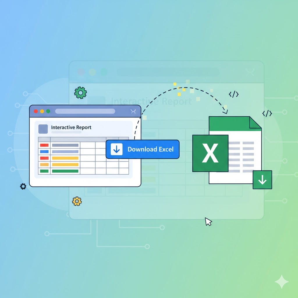 One-Click Excel Exports for Your APEX Interactive Reports. | by Radwan ...