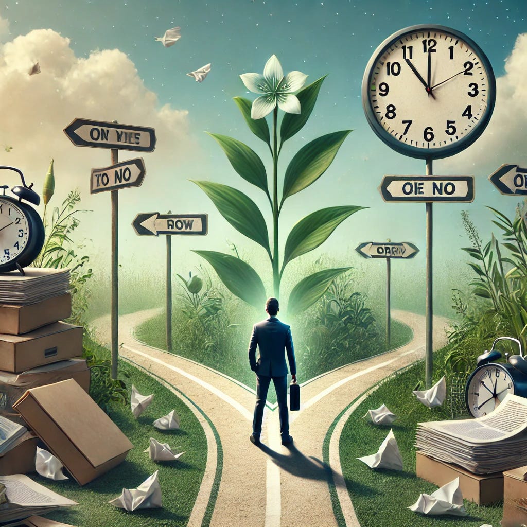 The Art of Saying ‘No’ to Grow. In life, every “yes” we say to others… | by Areesha Ateeq | Medium