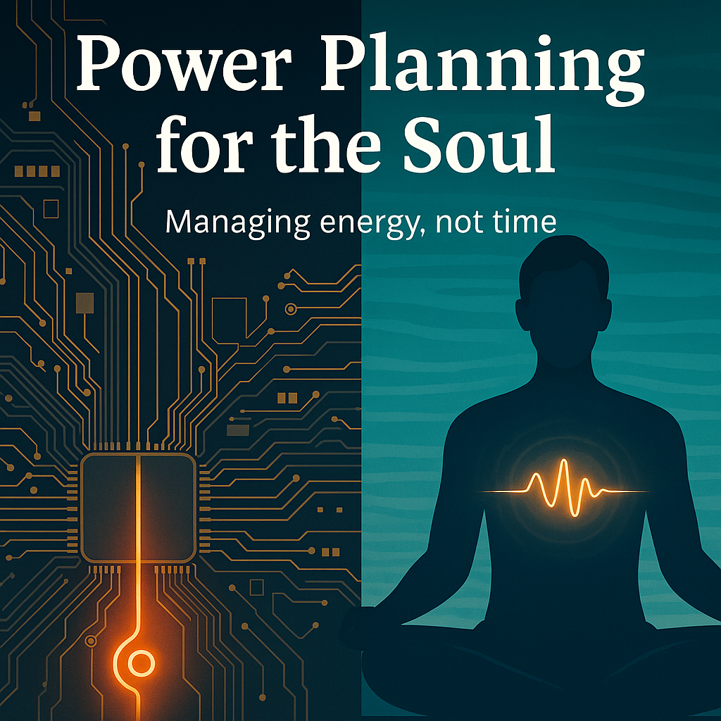 Power Planning for the Soul: Managing Energy, Not Time | by RAMA ...