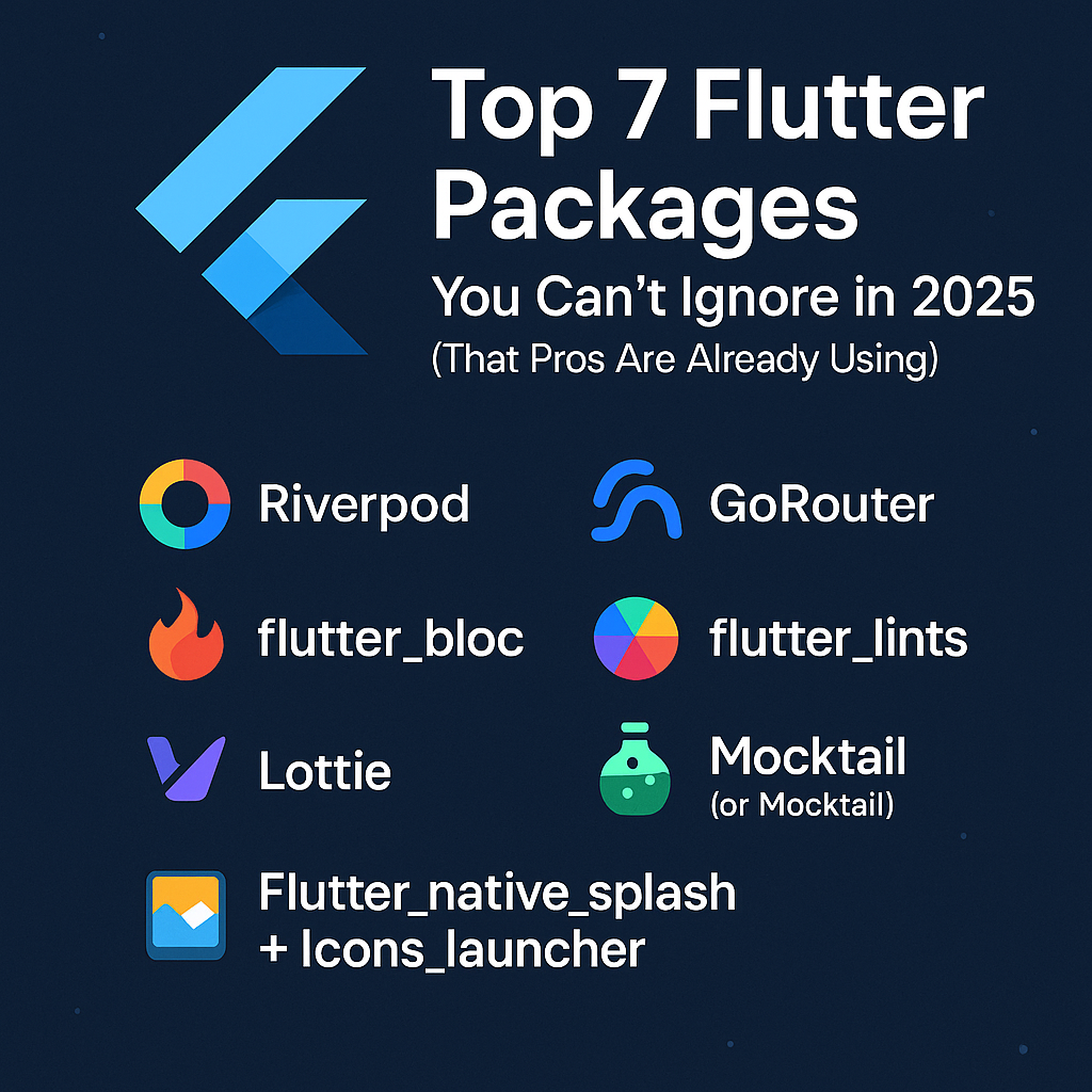 🔥Top 7 Flutter Packages You Can’t Ignore in 2025 (That Pros Are Already Using) | by Tejasvi ...