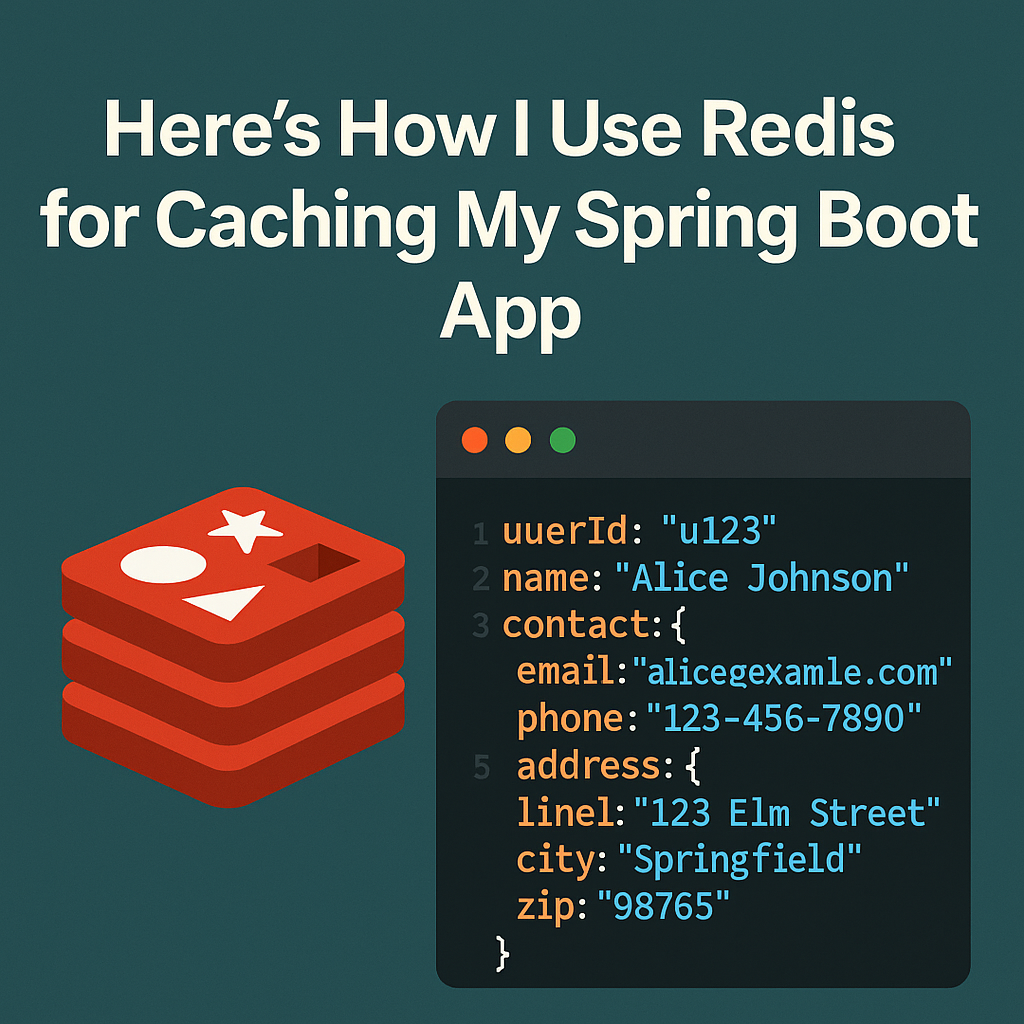 Here’s How I Use Redis for Caching My Spring Boot App | by aneesh kumar | Jun, 2025 | Stackademic