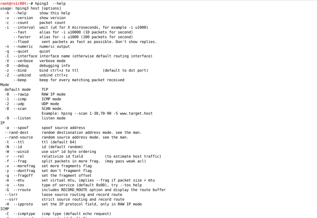 Attacks to be performed Using Hping3 (Packet Crafting) | by Ravi sharma ...