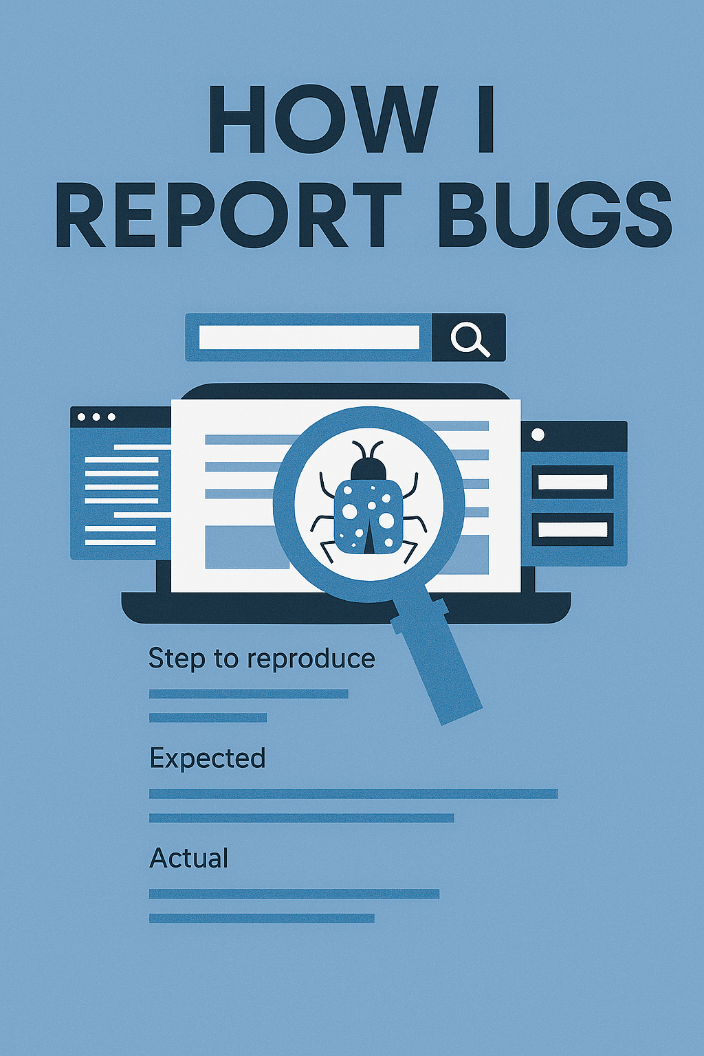 How I Report Bugs: Writing Clear, Actionable Bug Reports That Get Fixed ...