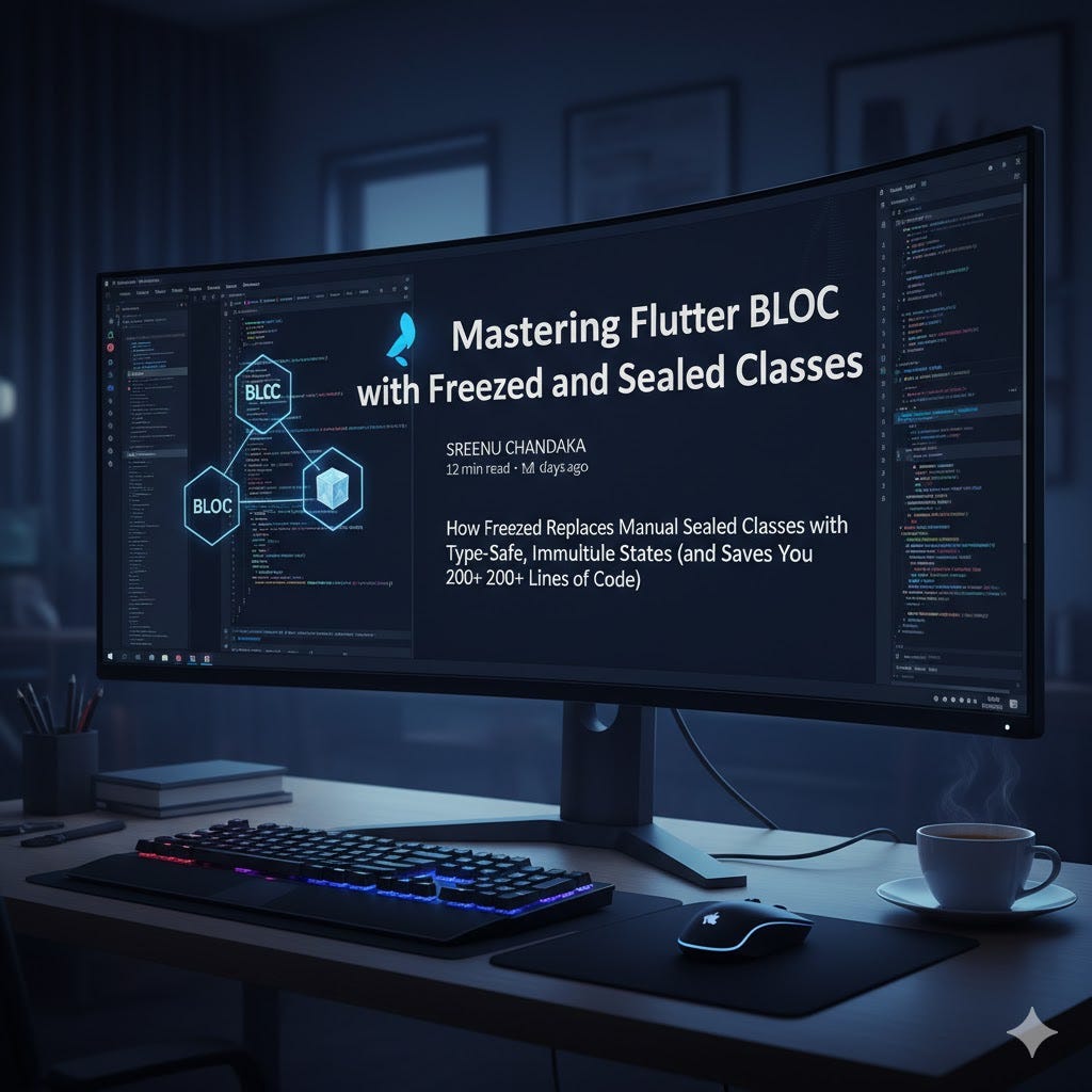Mastering Flutter BLoC with Freezed and Sealed Classes | by SREENU CHANDAKA | Medium