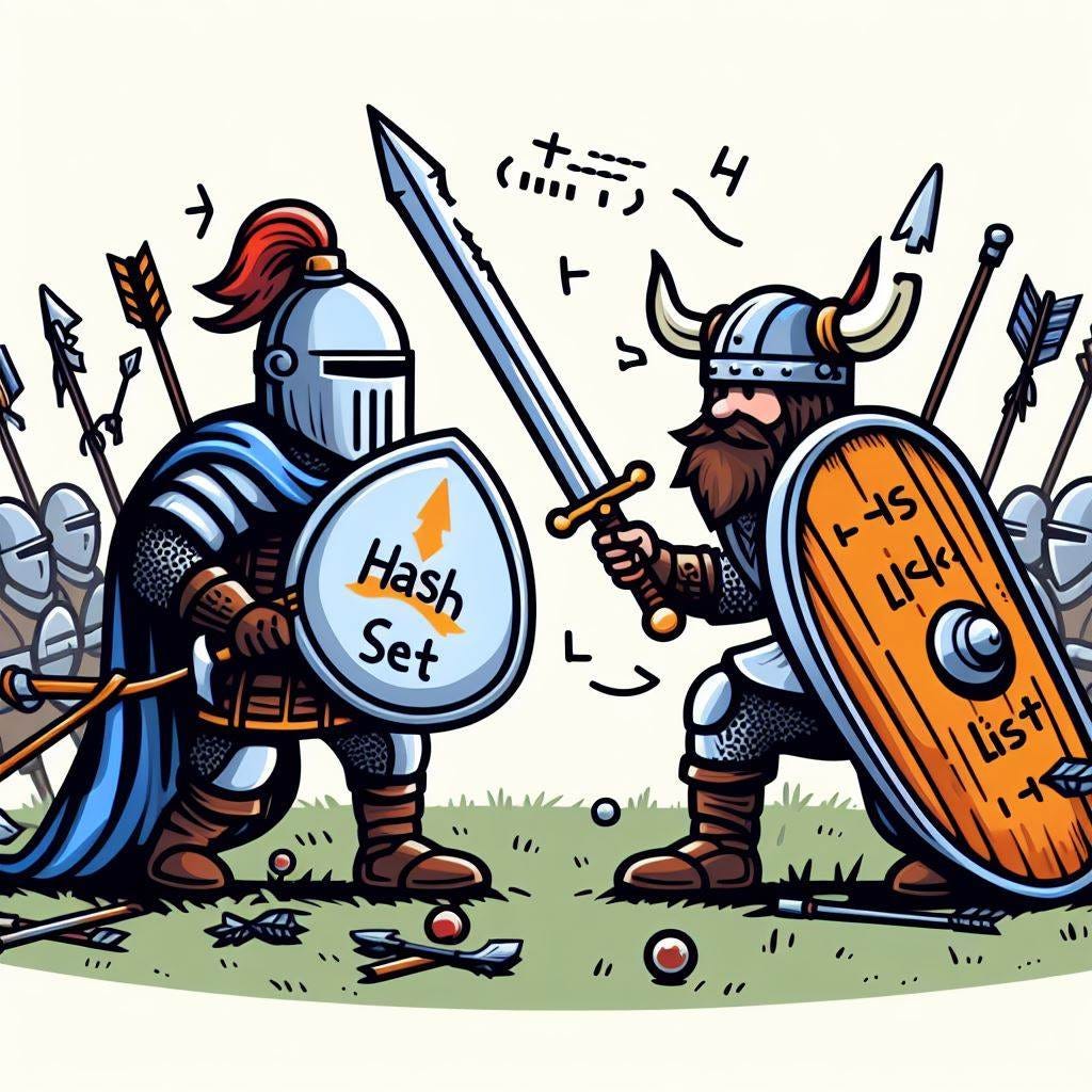 HashSet vs. List in .NET. HashSet | by John Sener | Dev Genius