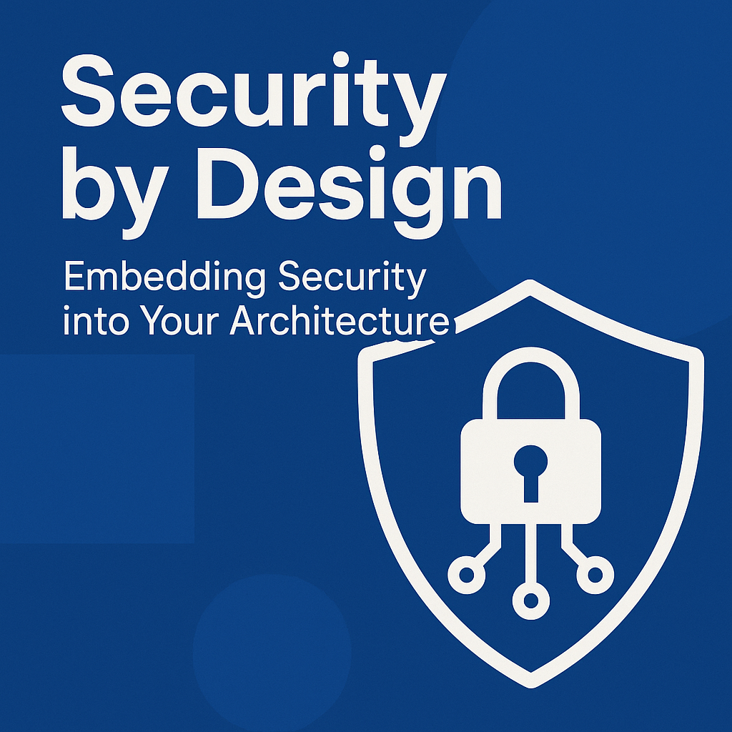 Security by Design: Embedding Security into Your Architecture | by aneesh kumar | May, 2025 | Medium