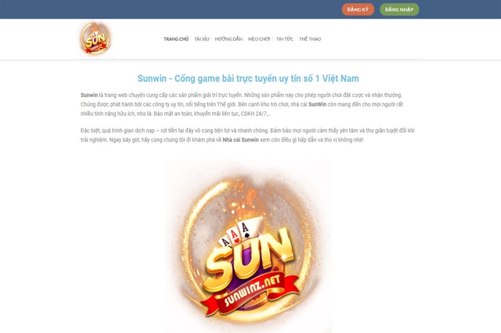 Giới thiệu Sunwin. Sunwin là trang web chuyên cung cấp các… | by Sunwin | Medium