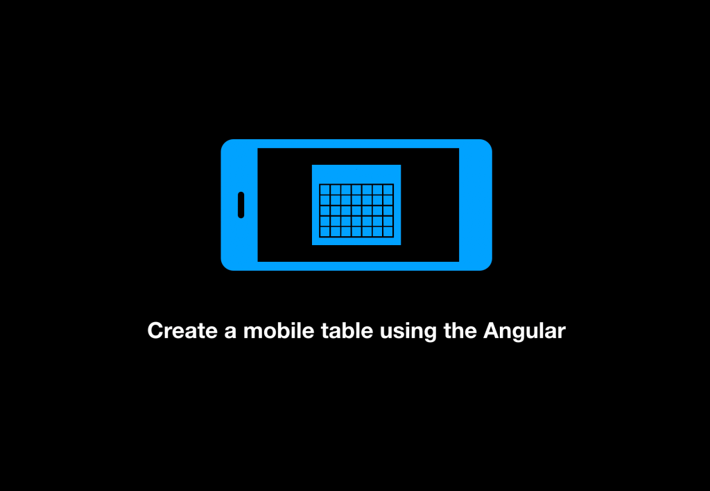Create a mobile table using the Angular | by Yurii K | Quick Code | Medium