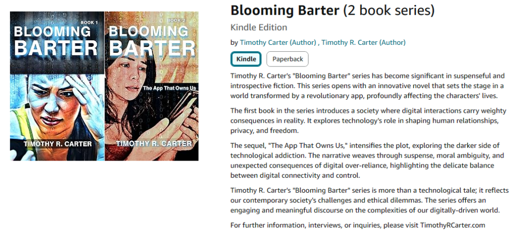 Blooming Barter Book 2: The App That Owns Us | by Timothy R Carter | Medium