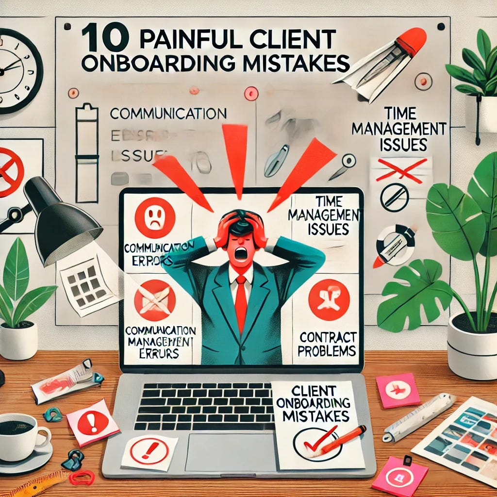 10 Painful Client Onboarding Mistakes | by Nik Müller | Sep, 2024 | Medium