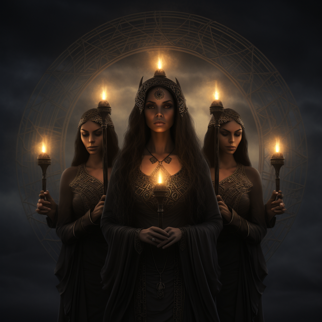 Hécate e Seu culto na TDB. Hécate Lua Nova da beleza Deusa Mãe da… | by ...