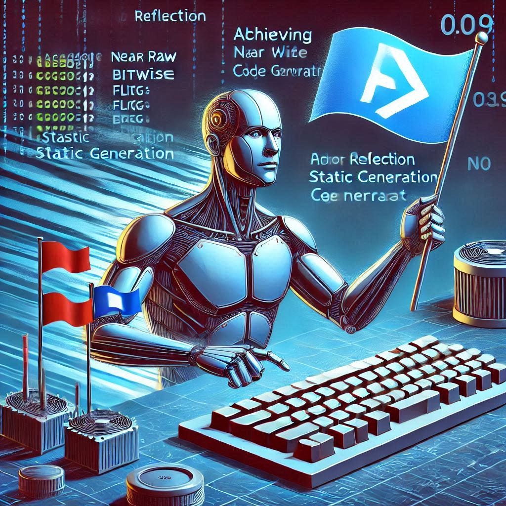 Achieving Near Raw Bitwise Performance with [Flags] in C# .NET: No Reflection, Static Code ...