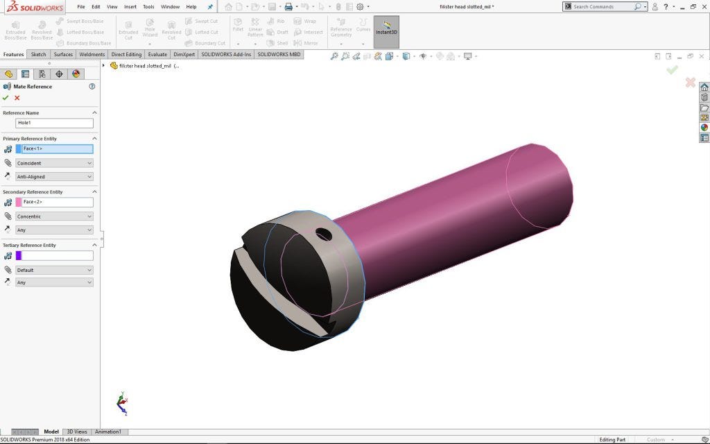 Mate Reference in SOLIDWORKS. Is there any way to assemble SOLIDWORKS ...