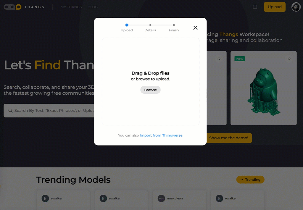 Model Upload Options. Thangs accepts 29 different file types… | by ...