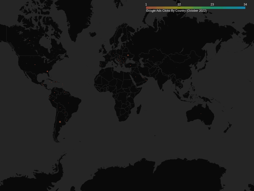 Creating an Animated World Map of Ad Impressions and Clicks | by Enes ...