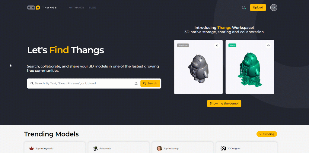 New Upload Options and Search Enhancements | by Thangs 3D | Thangs3D