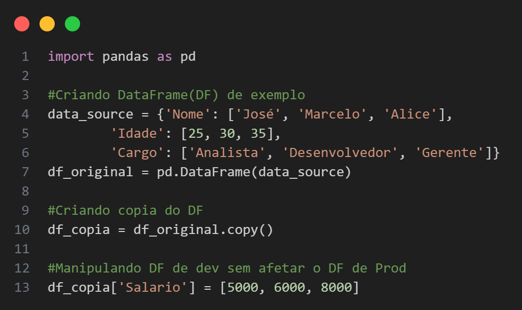 Por que criar cópias do seu DataFrame pode te ajudar? - Laio Soares ...