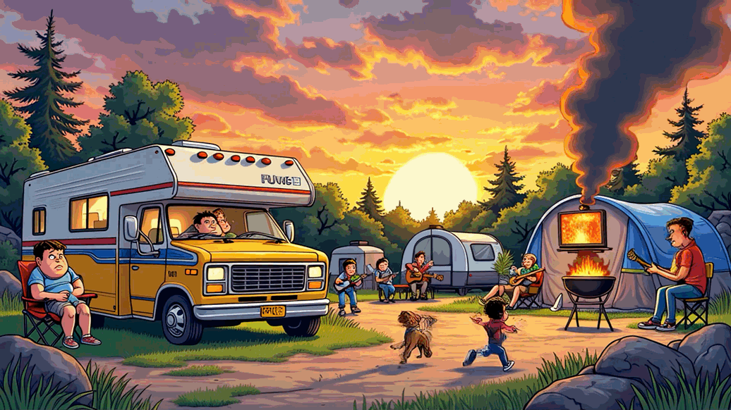 Undesirable neighbors in campgrounds: that strange phenomenon that ...