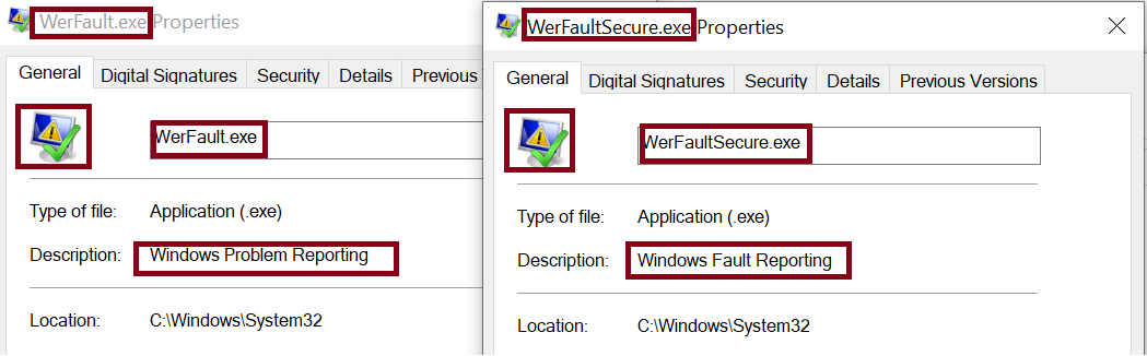 The Windows Process Journey — “WerFaultSecure.exe” (Windows Fault ...