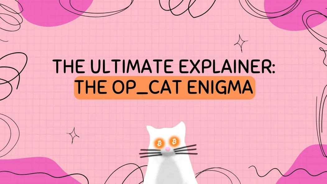 The ULTIMATE explainer: The OP_CAT Enigma | by TeePee | Medium