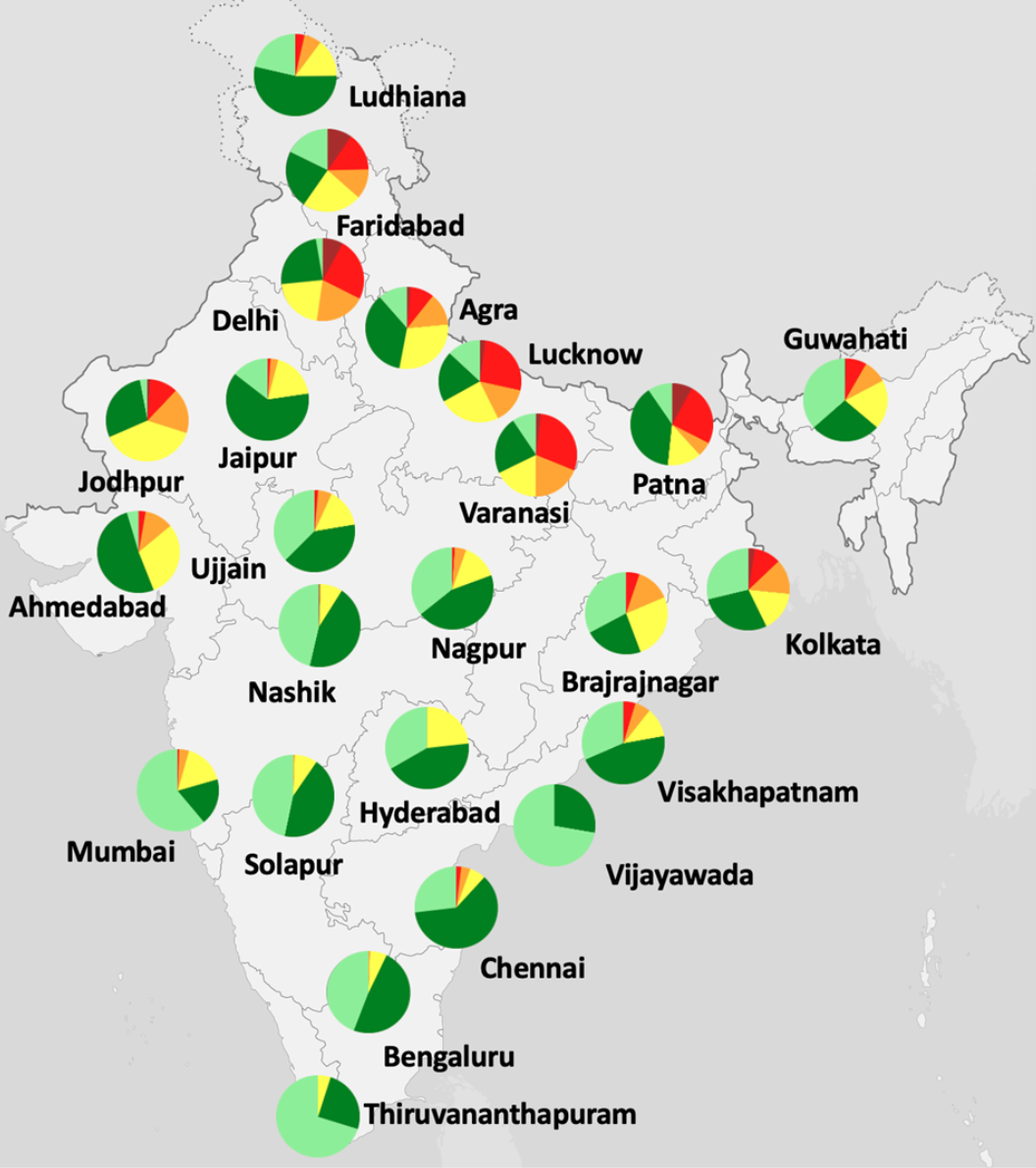 INDIA’S AIR POLLUTION BY THE NUMBERS: 2019–2020 ANALYSIS | by Clean Air ...