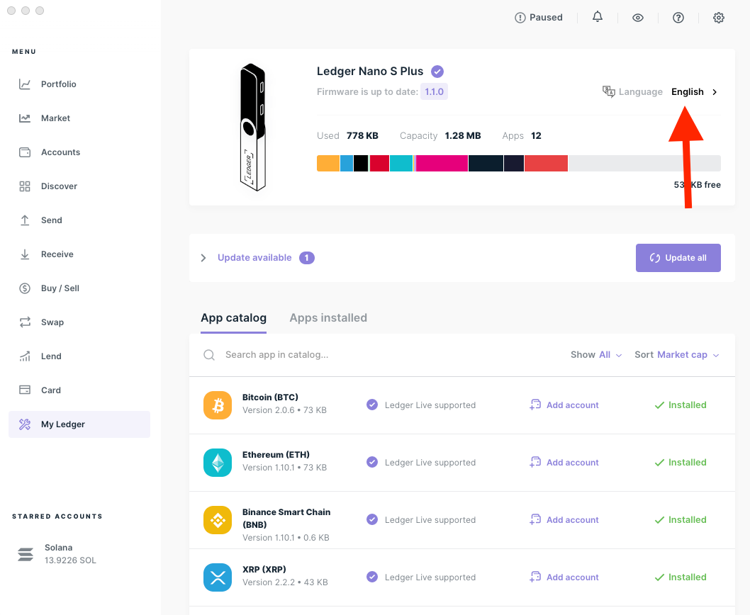 LEDGER 장치에서 언어를 변경하는 방법. 이 글에서는 Ledger Nano X 또는 Ledger Nano S… | by ...