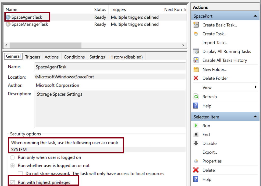 The Windows Process Journey — SpaceAgent.exe (Storage Spaces Settings ...
