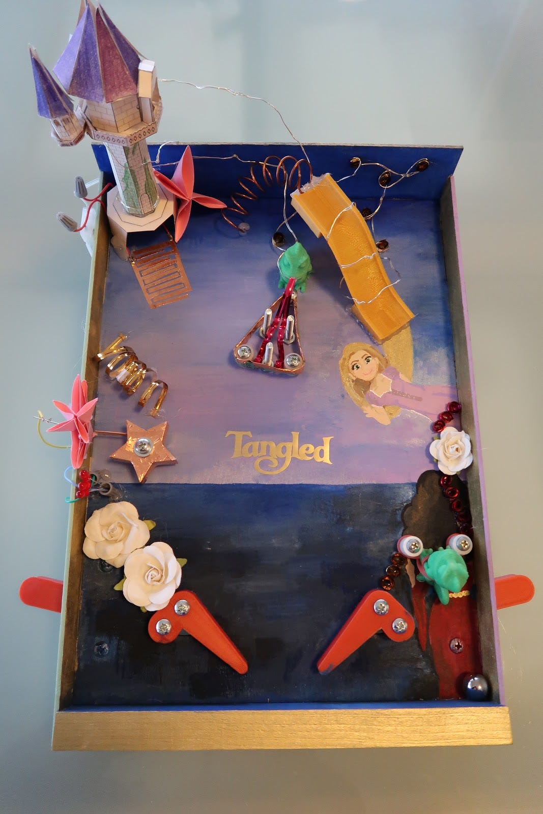 DIY Tangled Pinball Machine. During winter break, I decided to spend ...