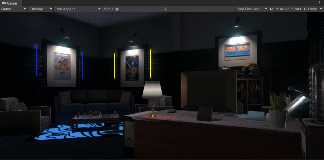 Designing an Office/Den in Unity Part 7: Post Processing | by Brian ...