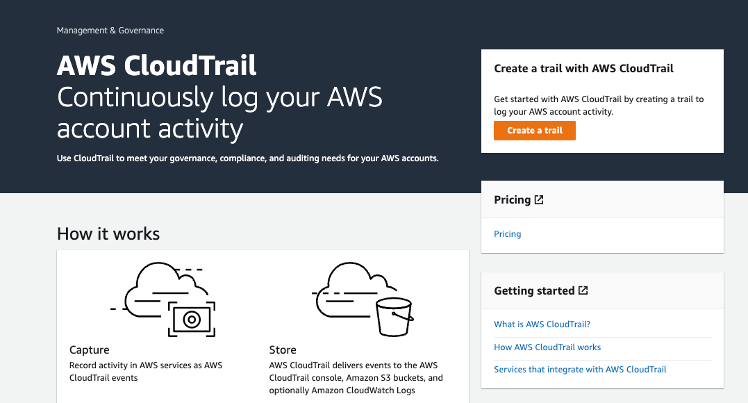 Monitoring AWS Cloud Trail. Moving your complex resources and… | by ...
