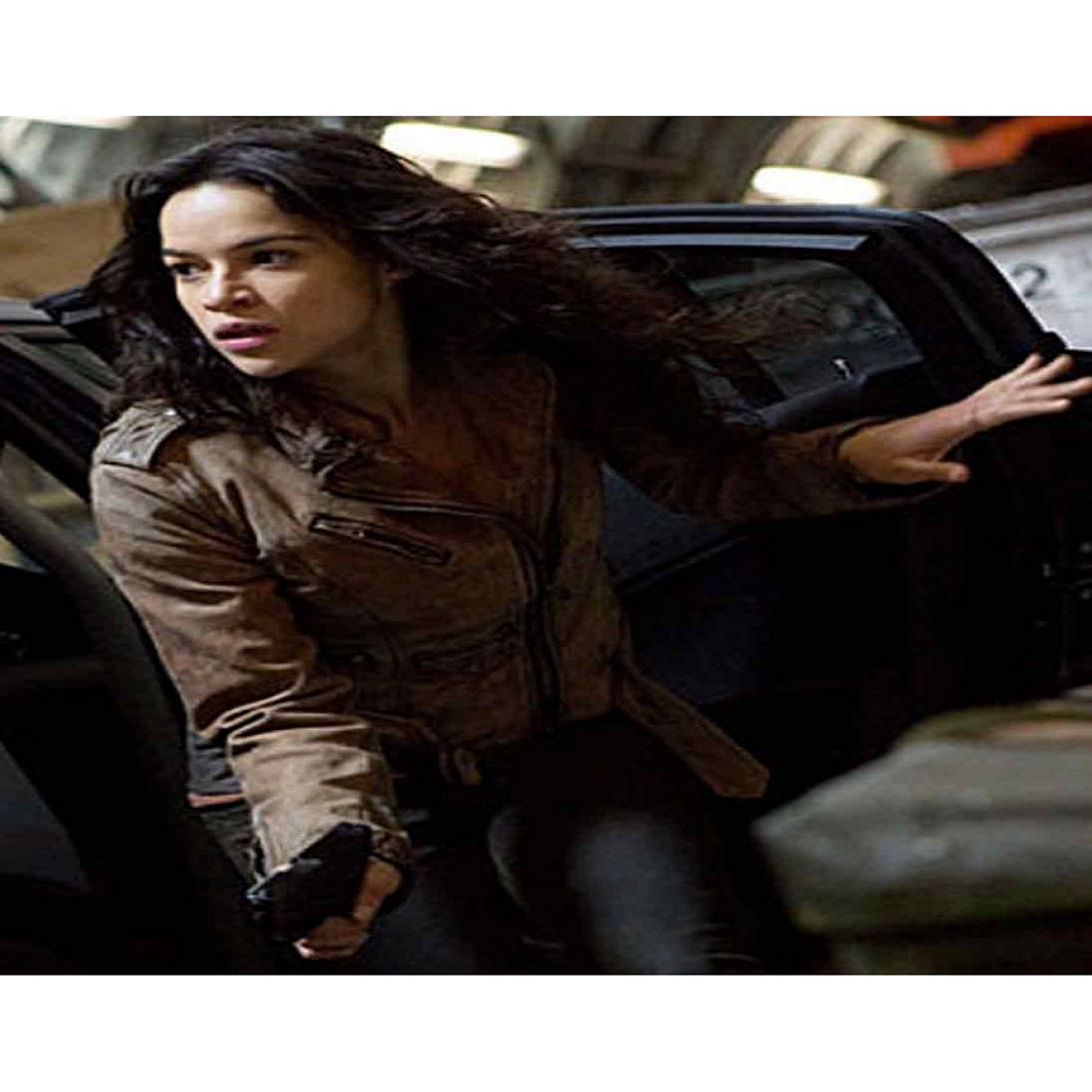 Michelle Rodriguez Letty Ortiz Leather Jacket: A Stylish Ode to Fast ...