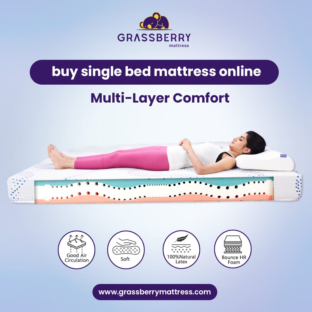 “Buy Single Bed Mattress Online: Sleep Like a King, Even in a Small ...