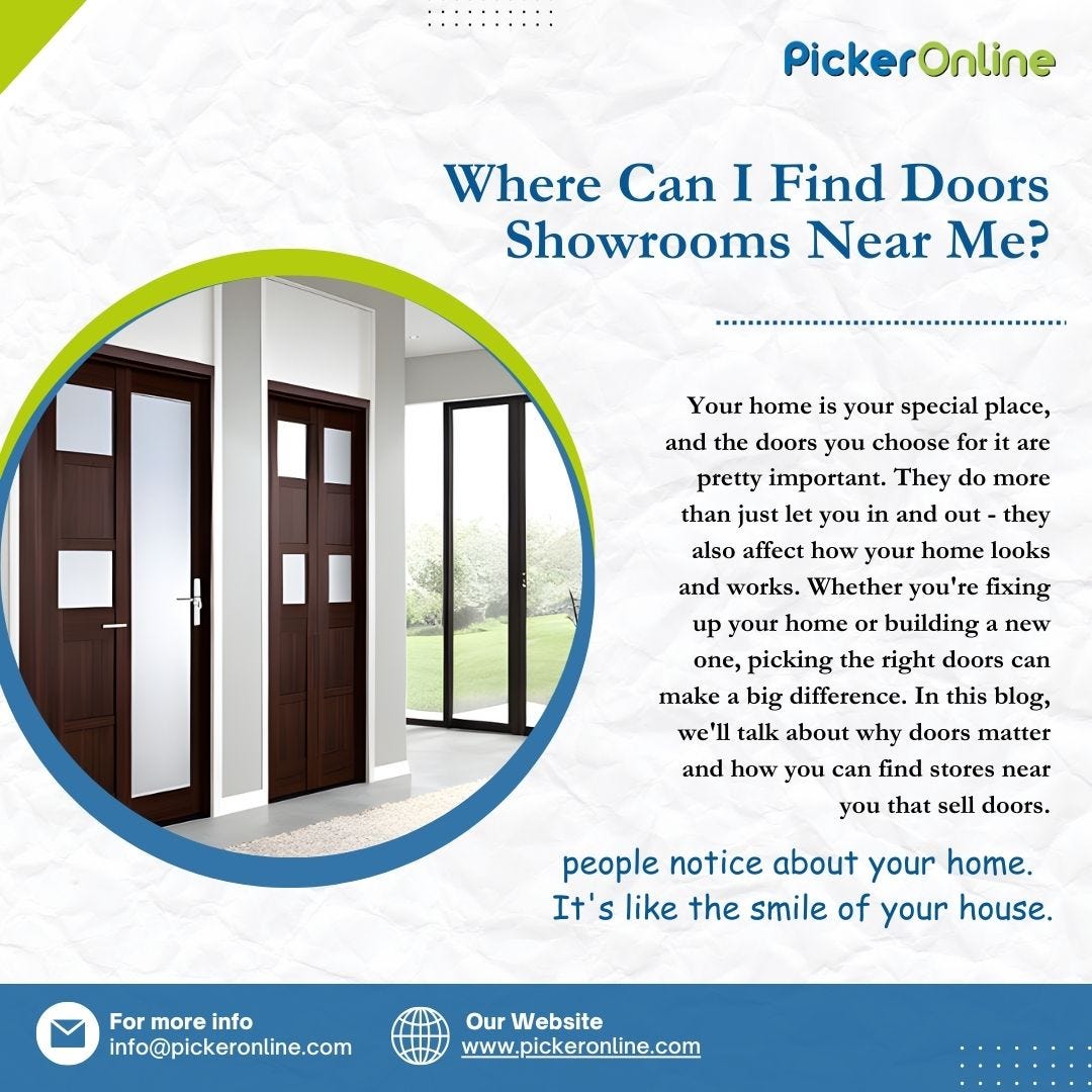 Where Can I Find Doors Showrooms Near Me? | by picker online | Medium