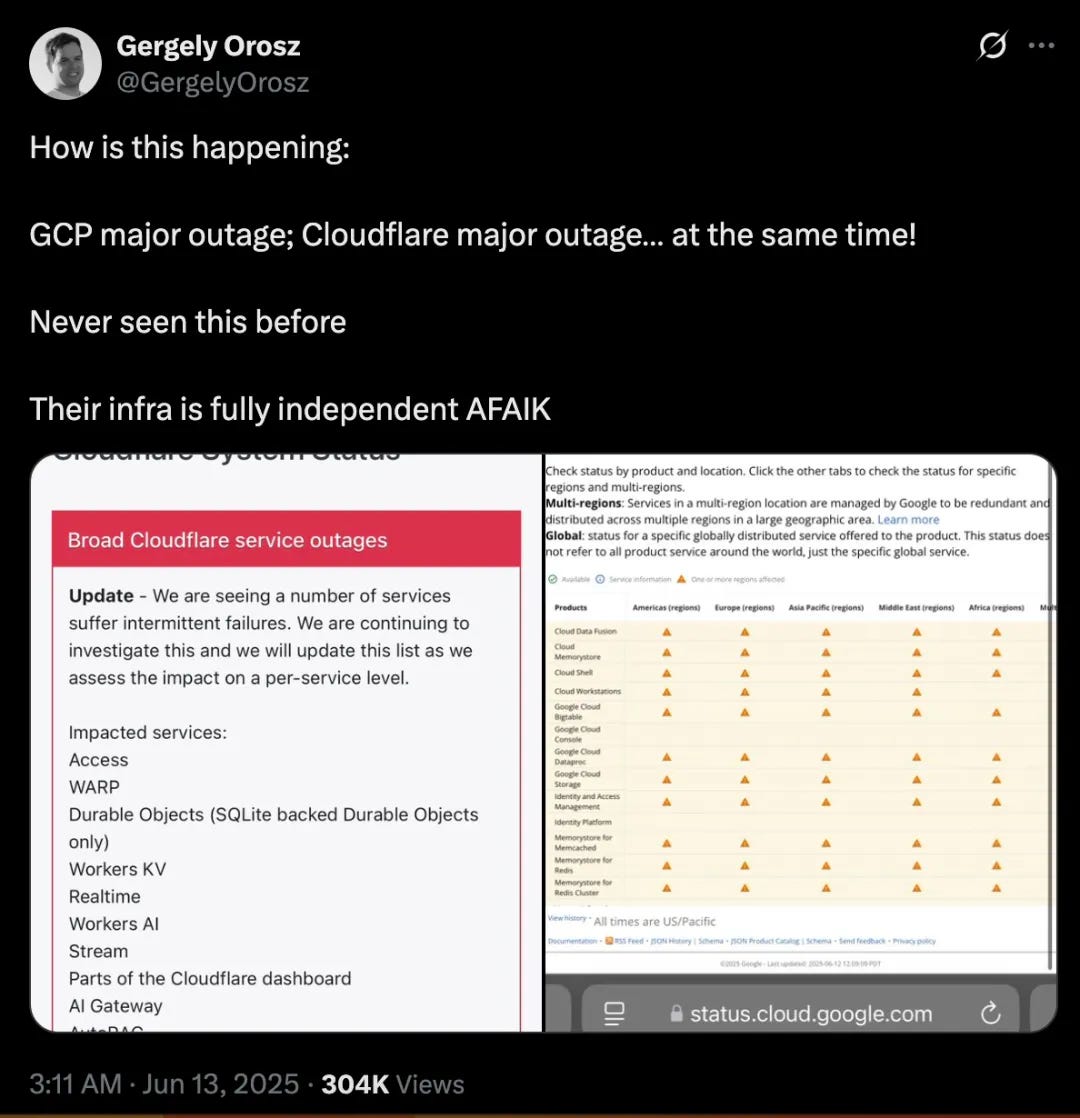 Global Cloud Meltdown: AWS, Google Cloud & Azure Crash, Taking Down AI ...