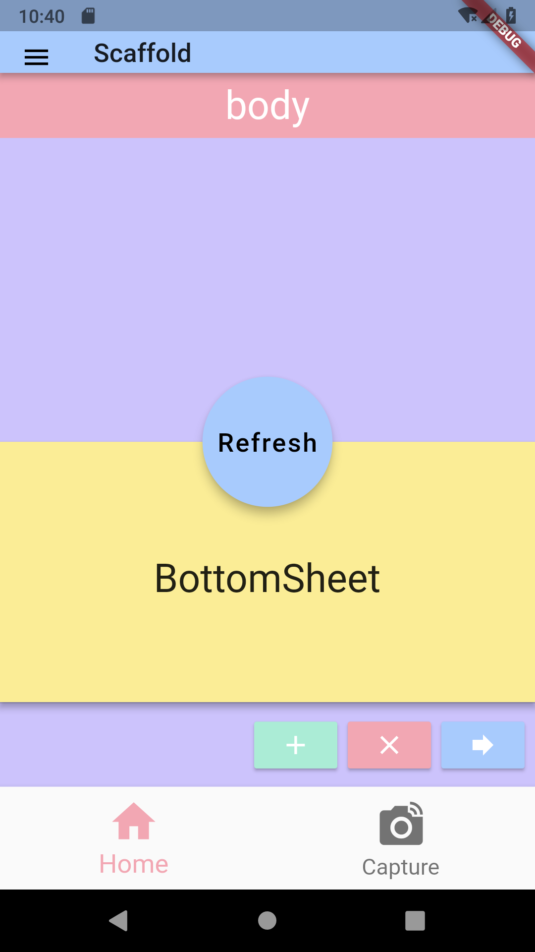Flutter Widgets 08 | Scaffold. In this tutorial, I will tell you how… | by NieBin | flutteropen ...