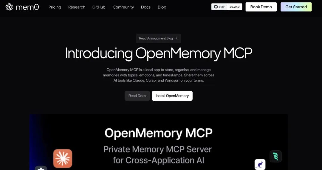 The Crucial Role of Memory in LLMs: Introducing OpenMemory MCP for Seamless Cross-Tool Context ...