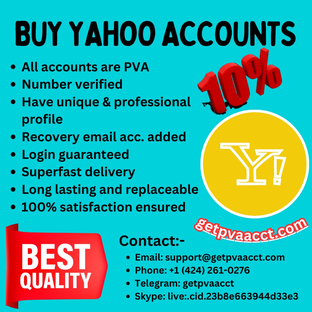 “Unlocking the Benefits: A Comprehensive Guide to Buying Yahoo Accounts” | by Carolyn Mitchelle ...