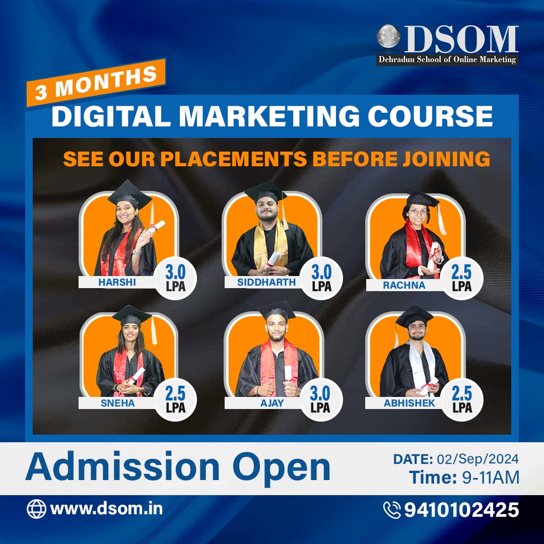 Digital marketing in dehradun. In recent years, digital marketing has ...