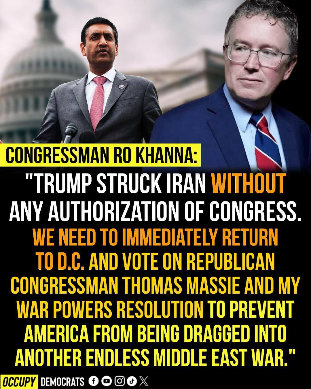 No War With Iran!. Don Old Trump just took us to war with… | by Dennis Crawford | Medium