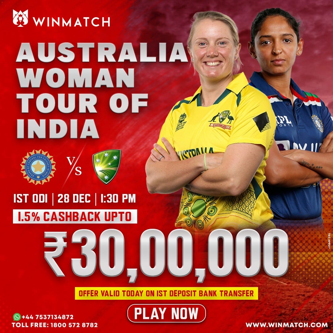 Showdown of Titans: India vs Australia Women’s One-Day Clash 2023 | by Winmatch | Dec, 2023 | Medium