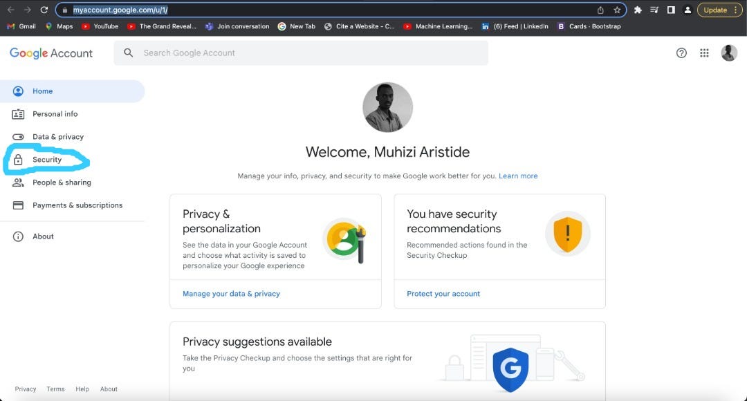 Sending an email using Gmail account as SMTP server with Django App. | by Aristide Muhizi | Medium