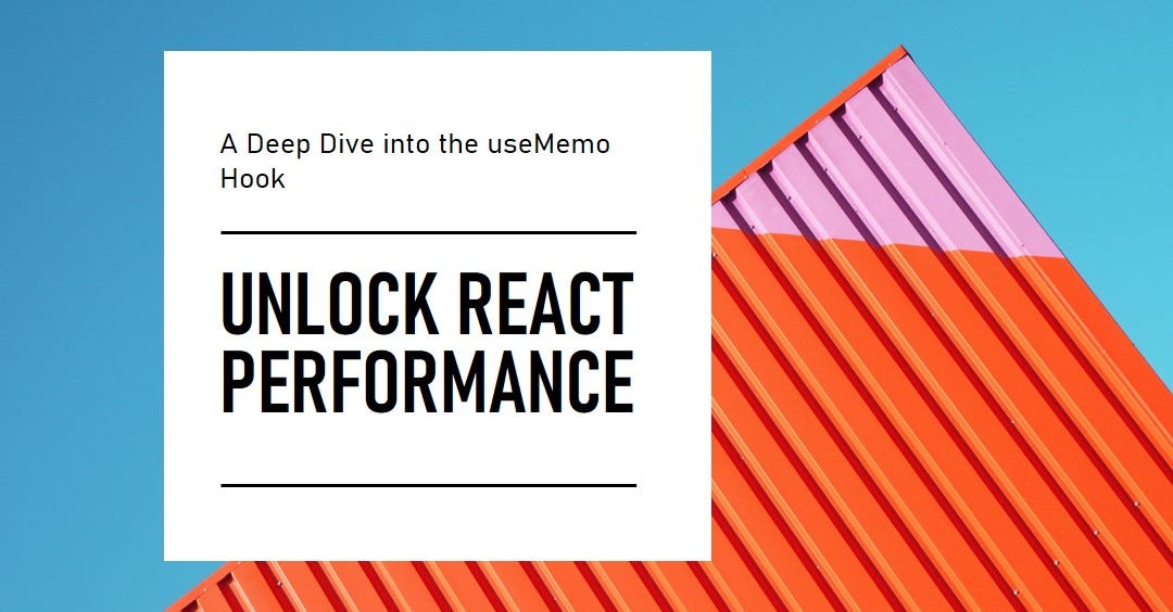 Unlock React Performance A Deep Dive Into The Usememo Hook 🔍🚀 By Xiuer Old Javascript In