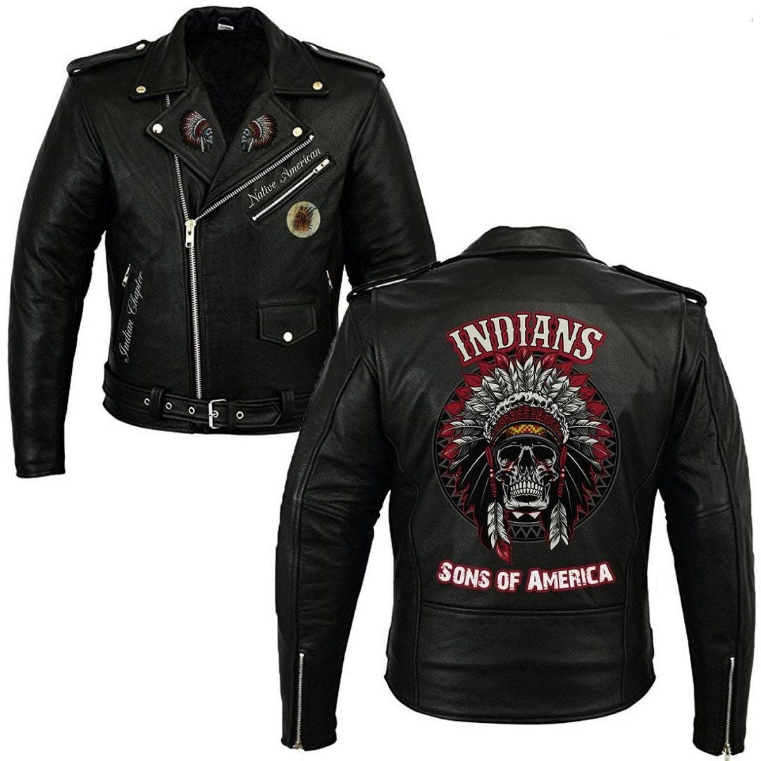 Unleash Your Rebel Spirit with the Men’s Black Vintage Style Biker ...