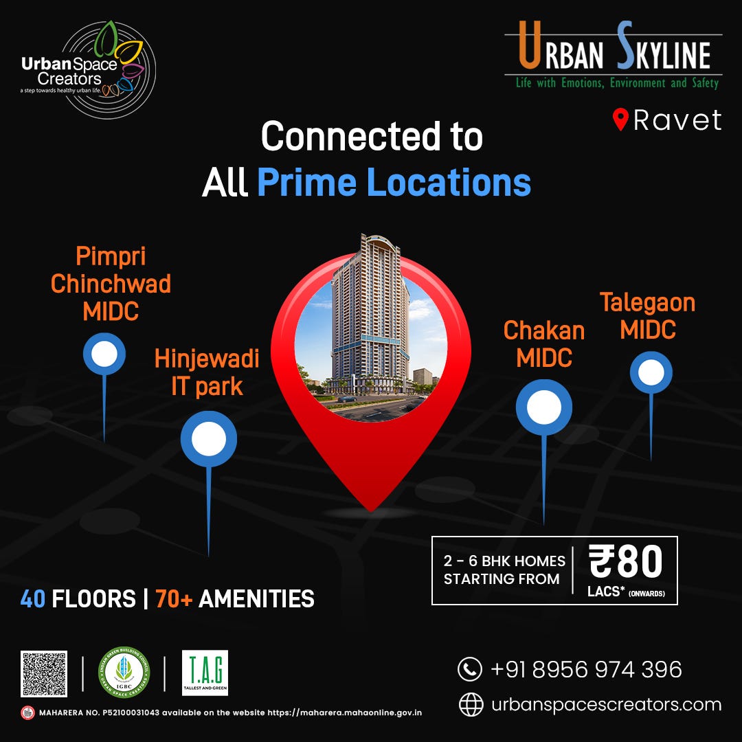 Explore the luxurious lifestyle at Urban Skyline’s 4 BHK flats for sale ...